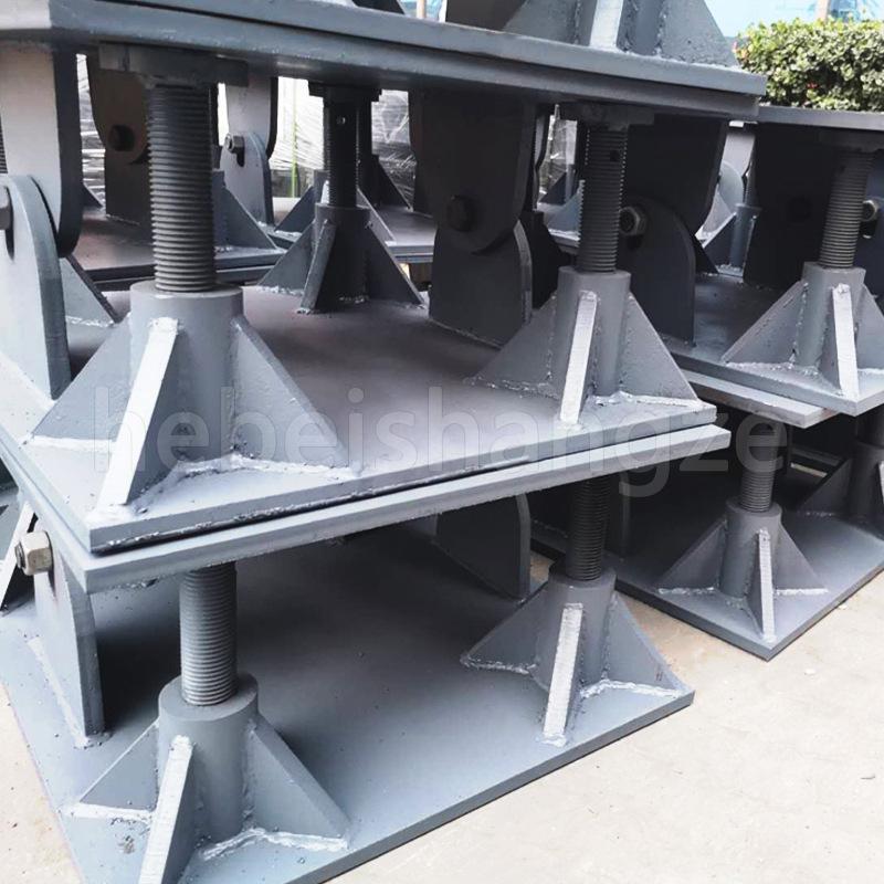 Precast beam T beam support embedded steel plate longitudinal slope ...