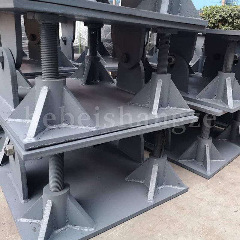 Precast beam T beam support embedded steel plate longitudinal slope ...